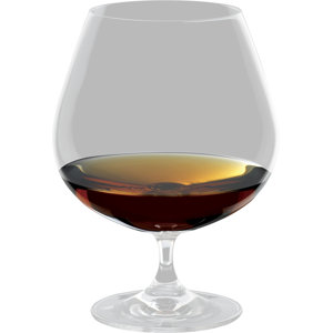 Charlton Home® Sanya Cognac 26 oz. Crystal Snifter & Reviews | Wayfair