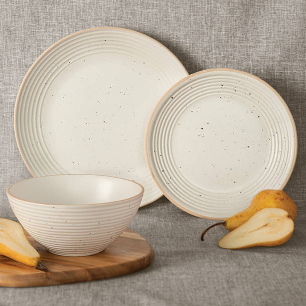 Winston Porter Marucs Stoneware Dinnerware Set - Service for 4 | Wayfair