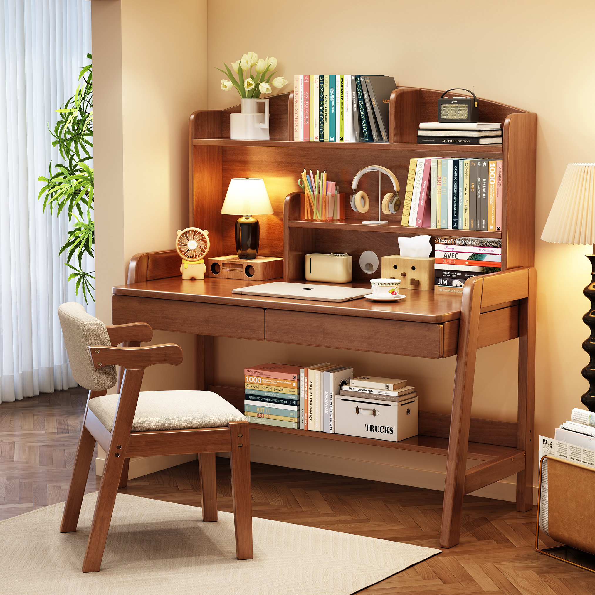 Harriet Bee Kids Desk Learning Writing Desk Child Computer Table with ...