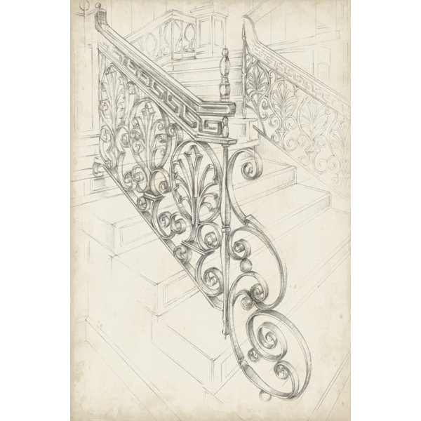 One Allium Way® " Iron Railing Design I " by Ethan Harper on Canvas ...
