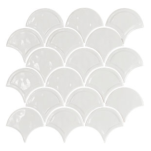 Fish Scale Floor Tiles & Wall Tiles You'll Love | Wayfair