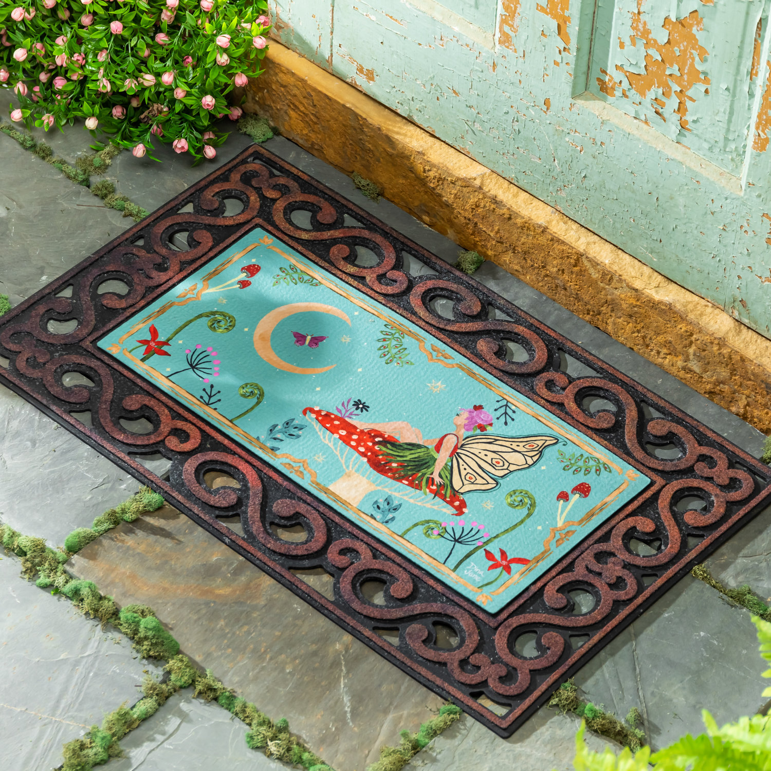 Trinx Jenavieve Fairy Wonderland Sassafras Switch Mat | Wayfair