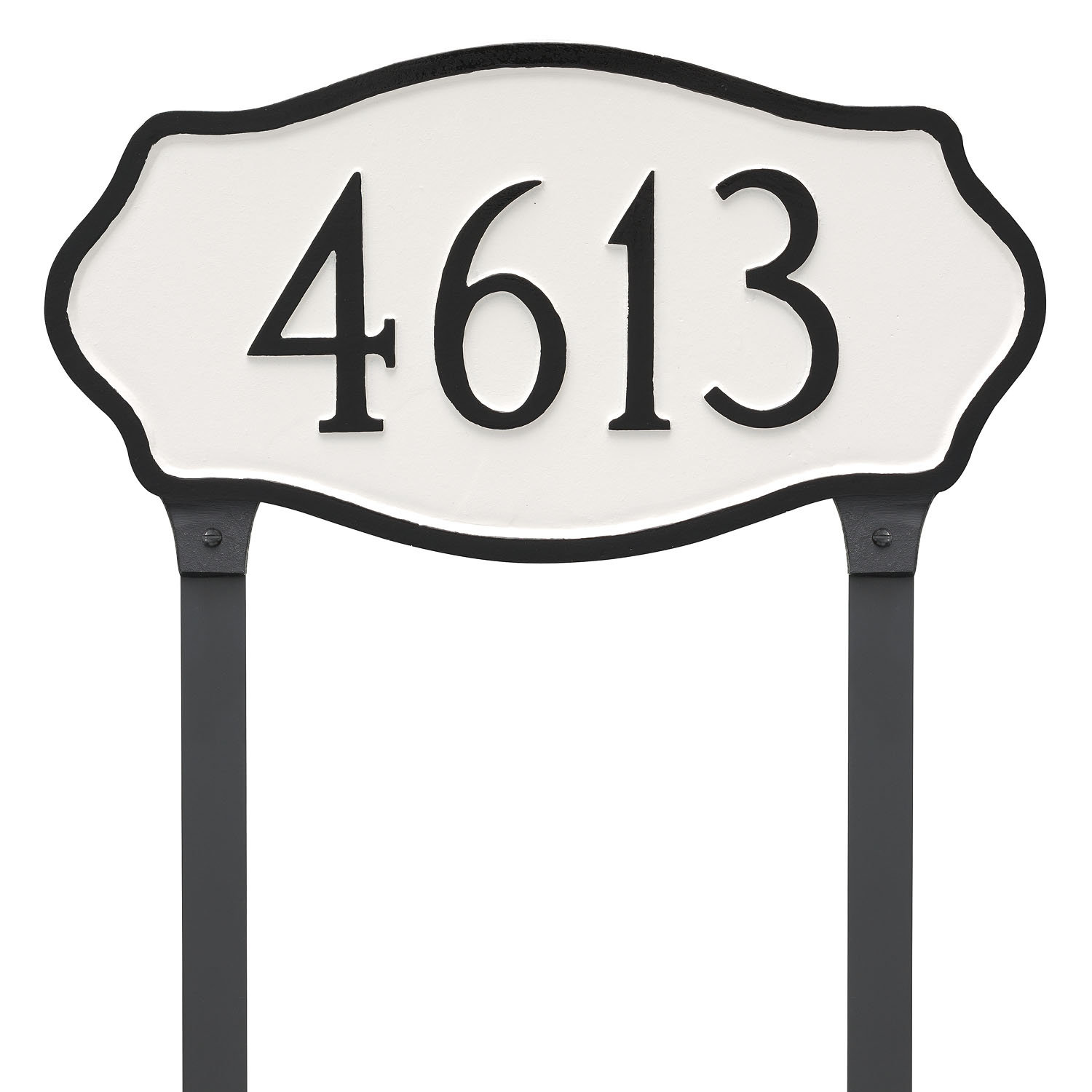 Montague Metal Products Inc. Hampton 1-Line Lawn Address Sign - Wayfair ...