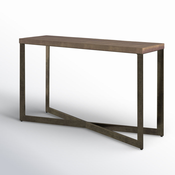 Joss & Main Tulane 50'' Solid Wood Top Console Table | Wayfair
