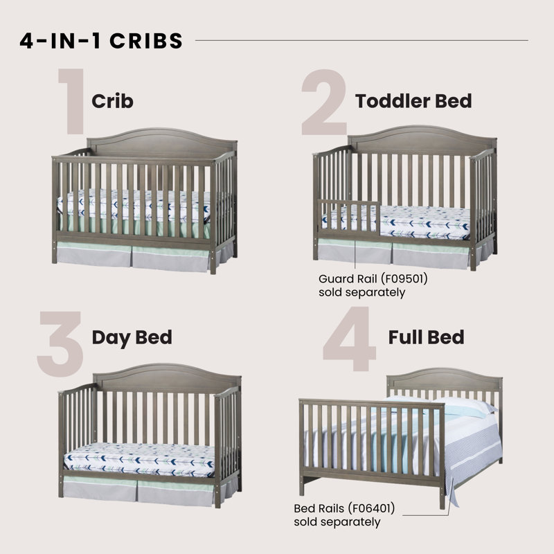 Child Craft Sidney 4-in-1 Standard Convertible Crib & Reviews | Wayfair