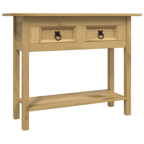 Millwood Pines Console Table Mexican Pine Corona Range 36.6"x13.6"x28.7 ...