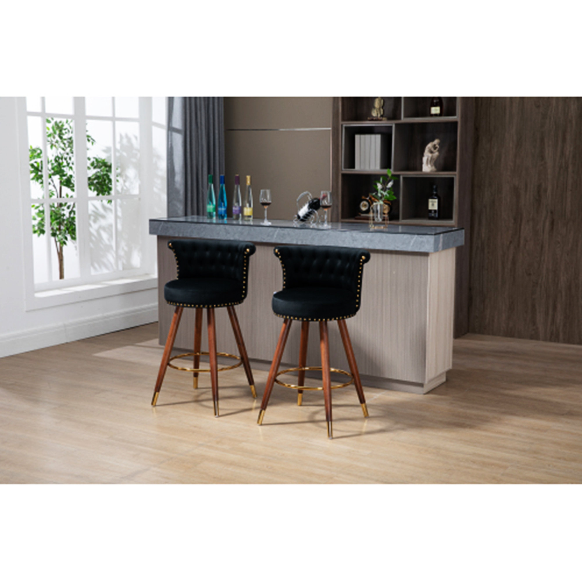House of Hampton Jaimarion Unfinished 27.74'' Stool - Wayfair Canada