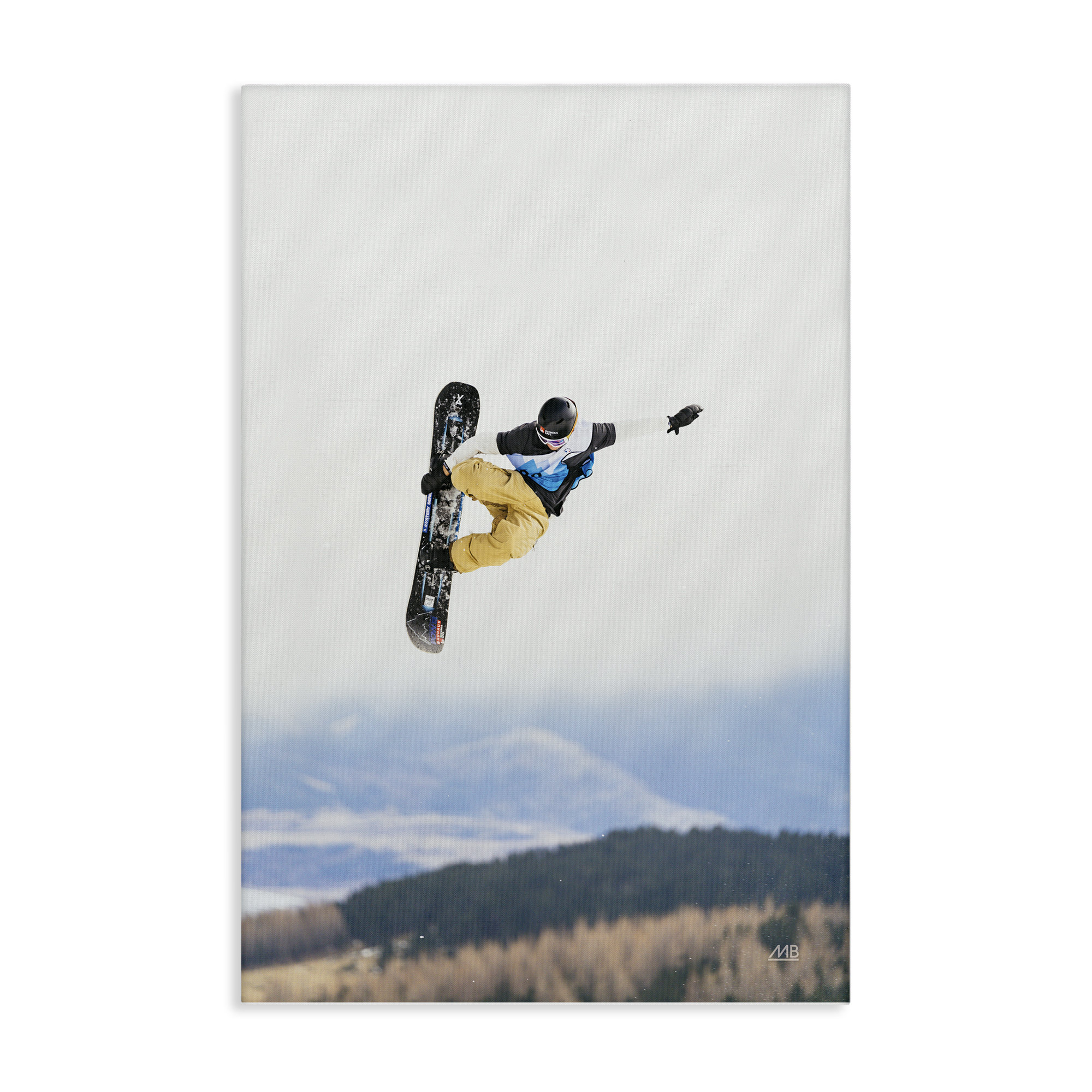 Loon Peak® Catching Air Snowboarder Canvas Wall Art by Max Blakesberg ...