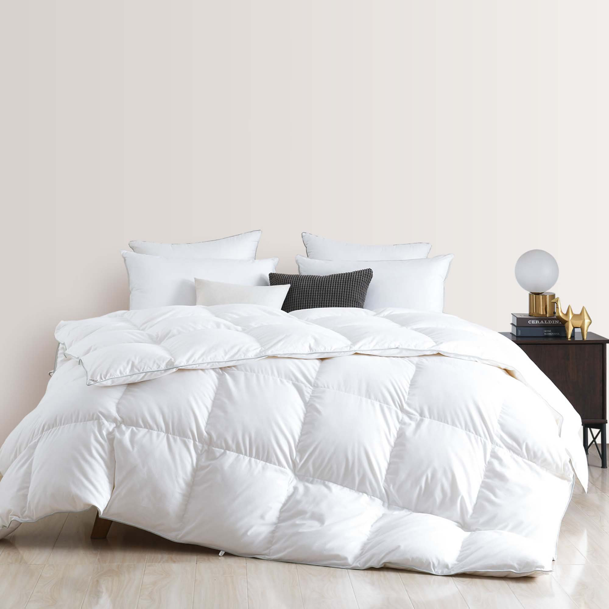 ValenciaLuxe All Season Feather Down Comforter, 650 Fill Power ...