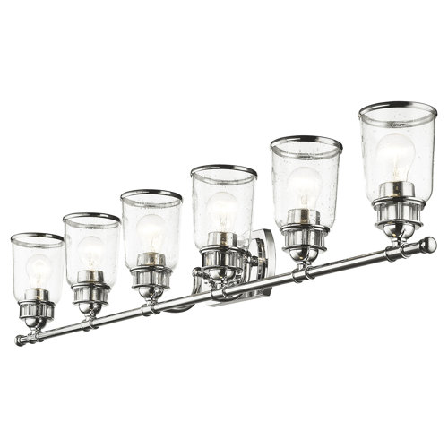 Beachcrest Home Derrick 6 - Light Dimmable Vanity Light & Reviews | Wayfair