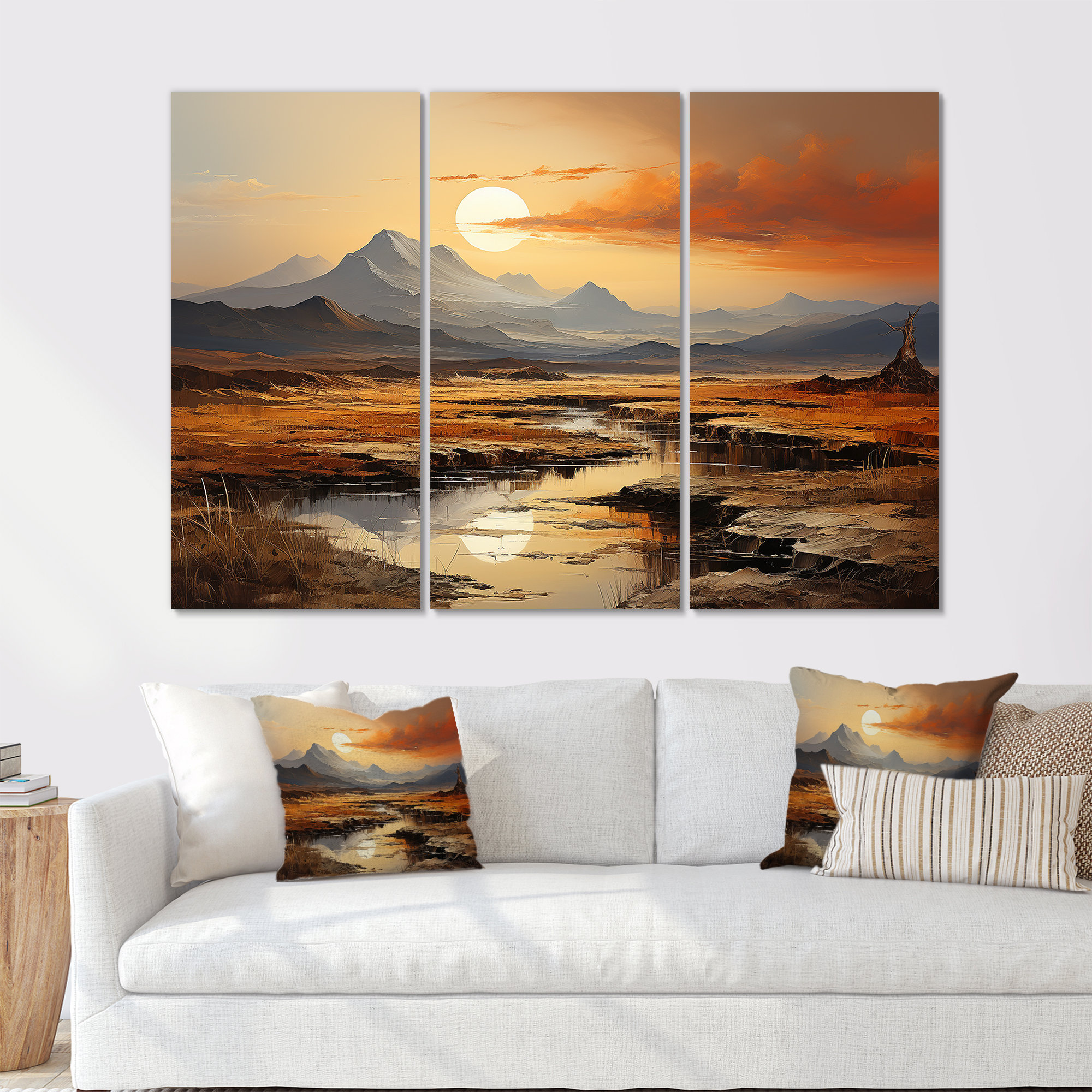 Millwood Pines Volcano Volcanic Vista - Volcano Canvas Art Set | Wayfair