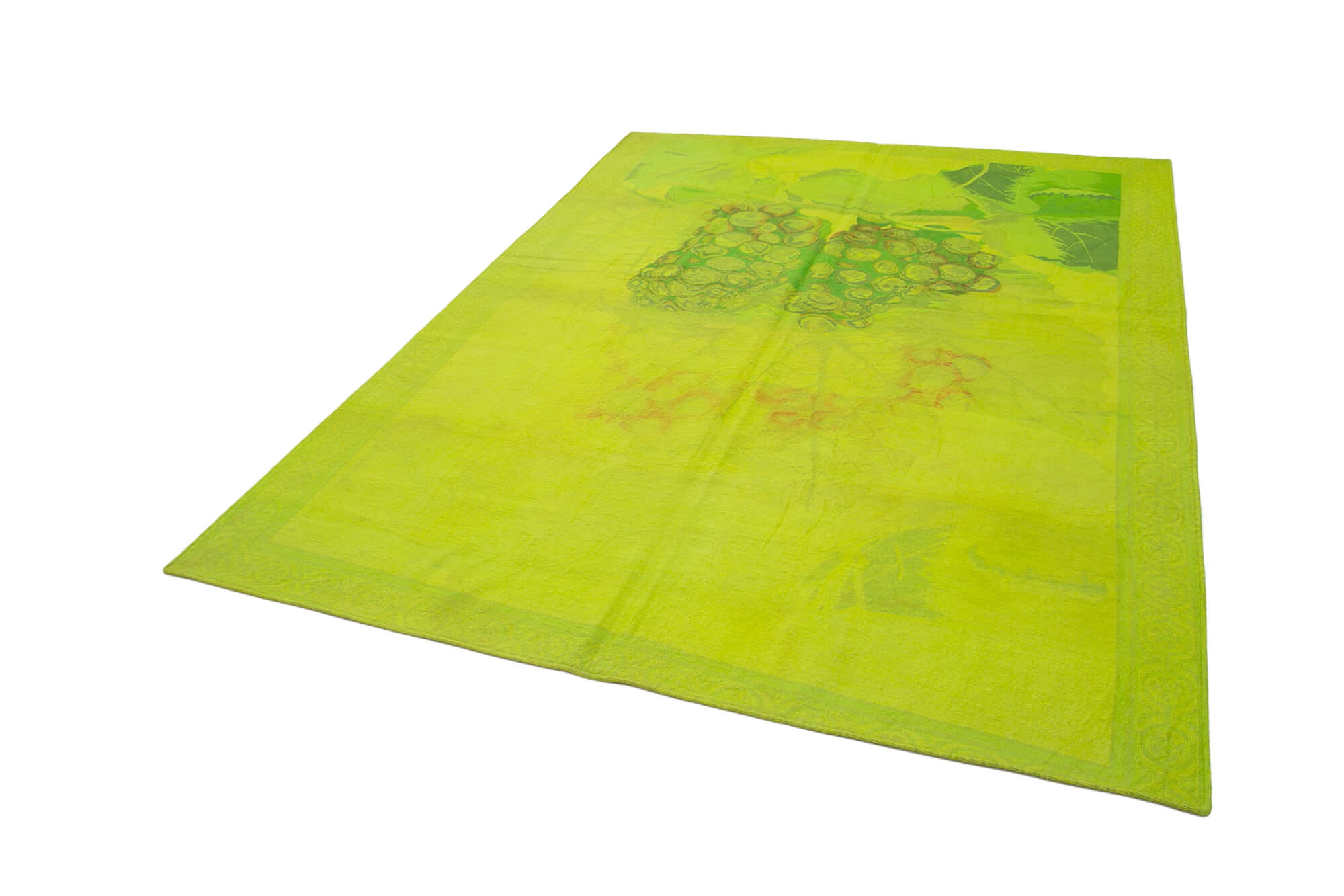 Bungalow Rose Anwar Green Floral Wool Handmade Area Rug | Wayfair