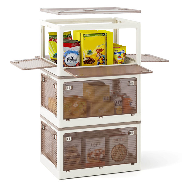 Rebrilliant 3 Pack Stackable Storage Bins With Lids 54 Gallon ...