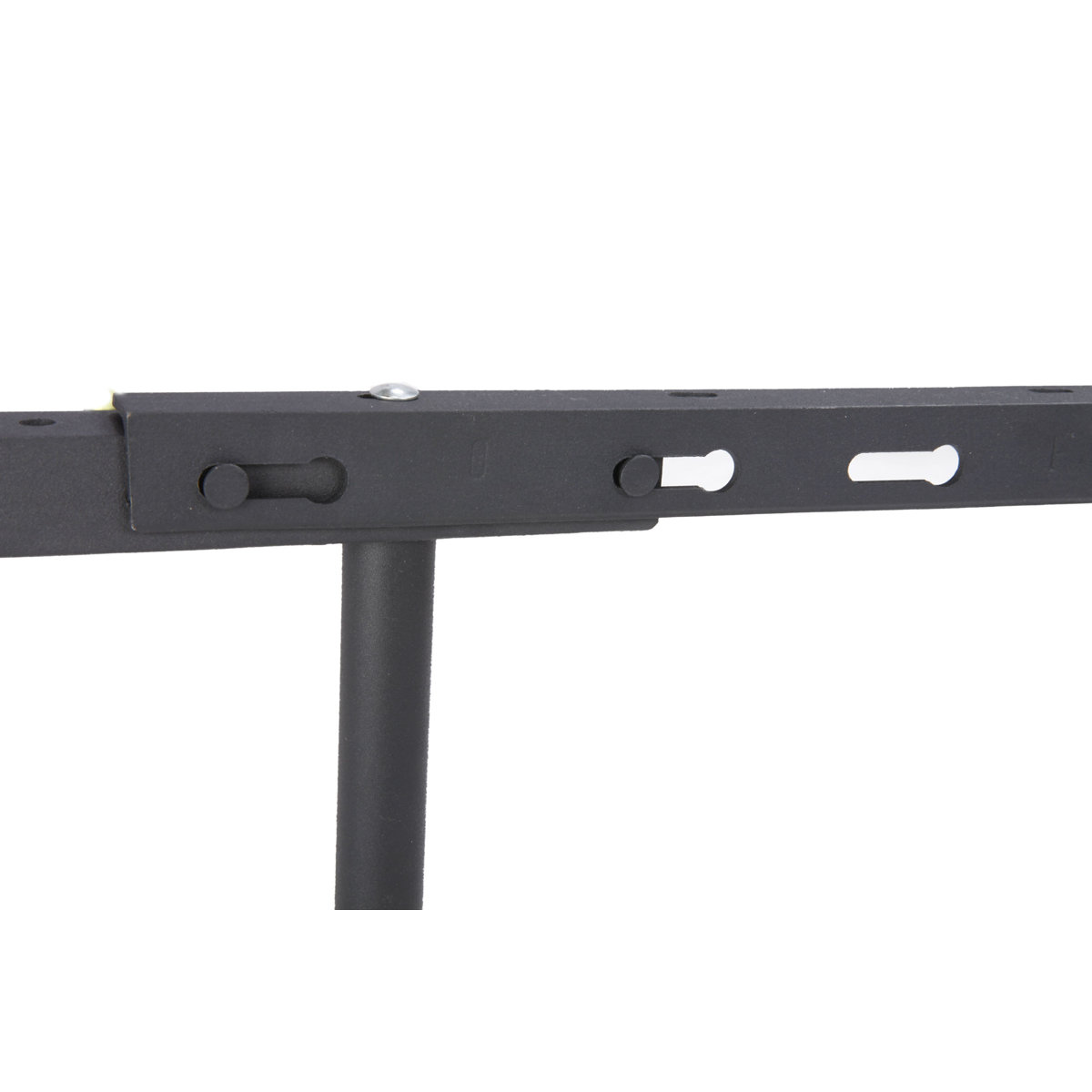 Alwyn Home Adjustable Metal Bed Frame with Center Support Rail, Support ...