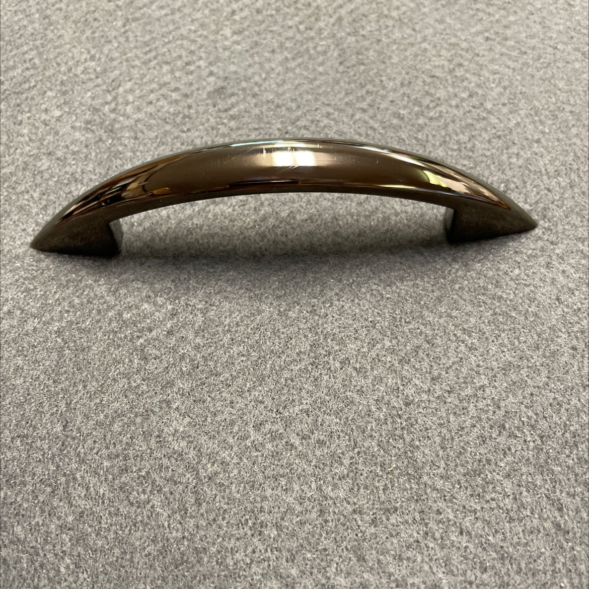 D. Lawless Hardware 3-3/4" Pointed Bow Pull Black Nickel | Wayfair