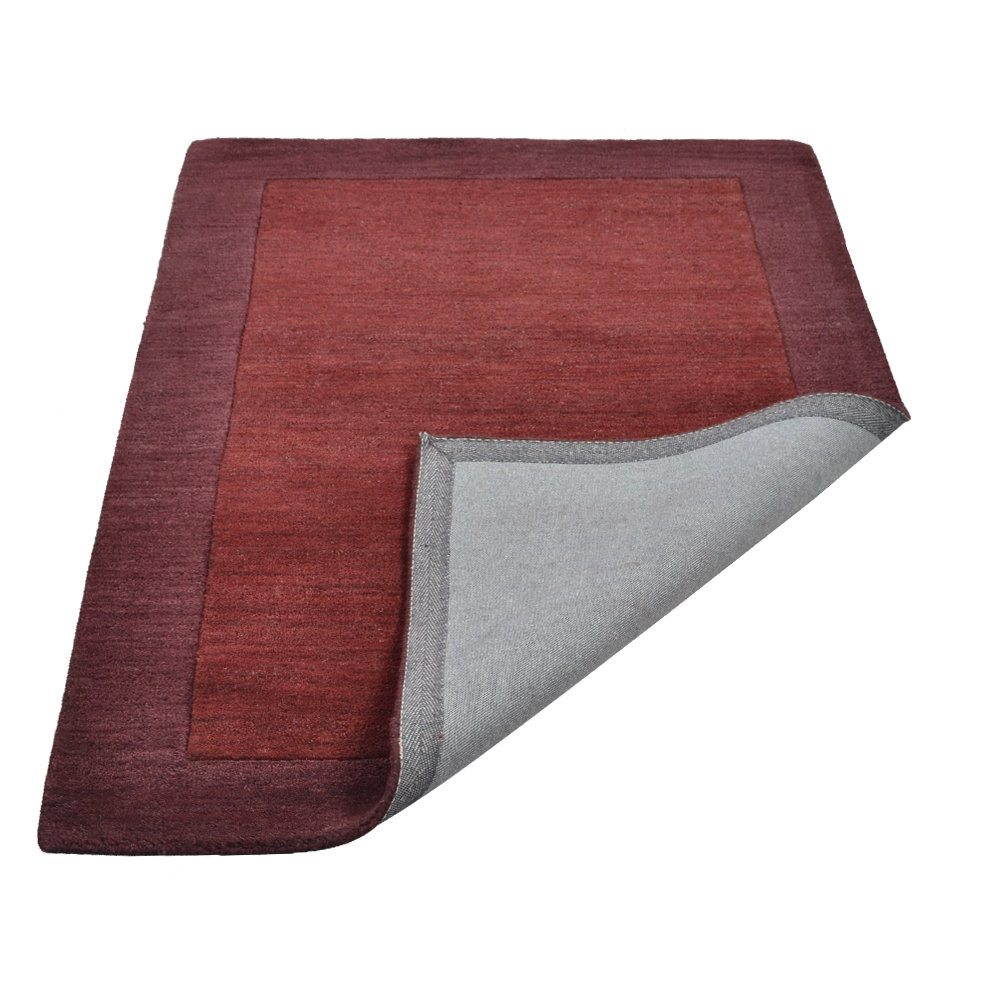 Foundry Select Lavin HAND TUFTED WOOL ECO-FRIENDLY AREA RUGS, Maroon ...