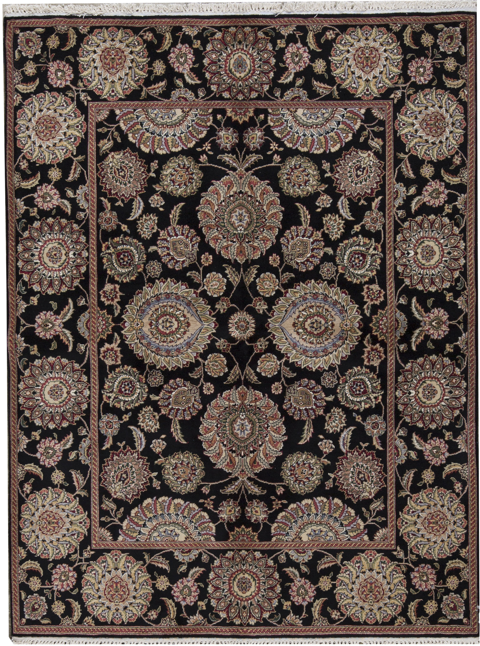 Bokara Rug Co., Inc. Hand-Knotted High-Quality Black and Brown Area Rug ...