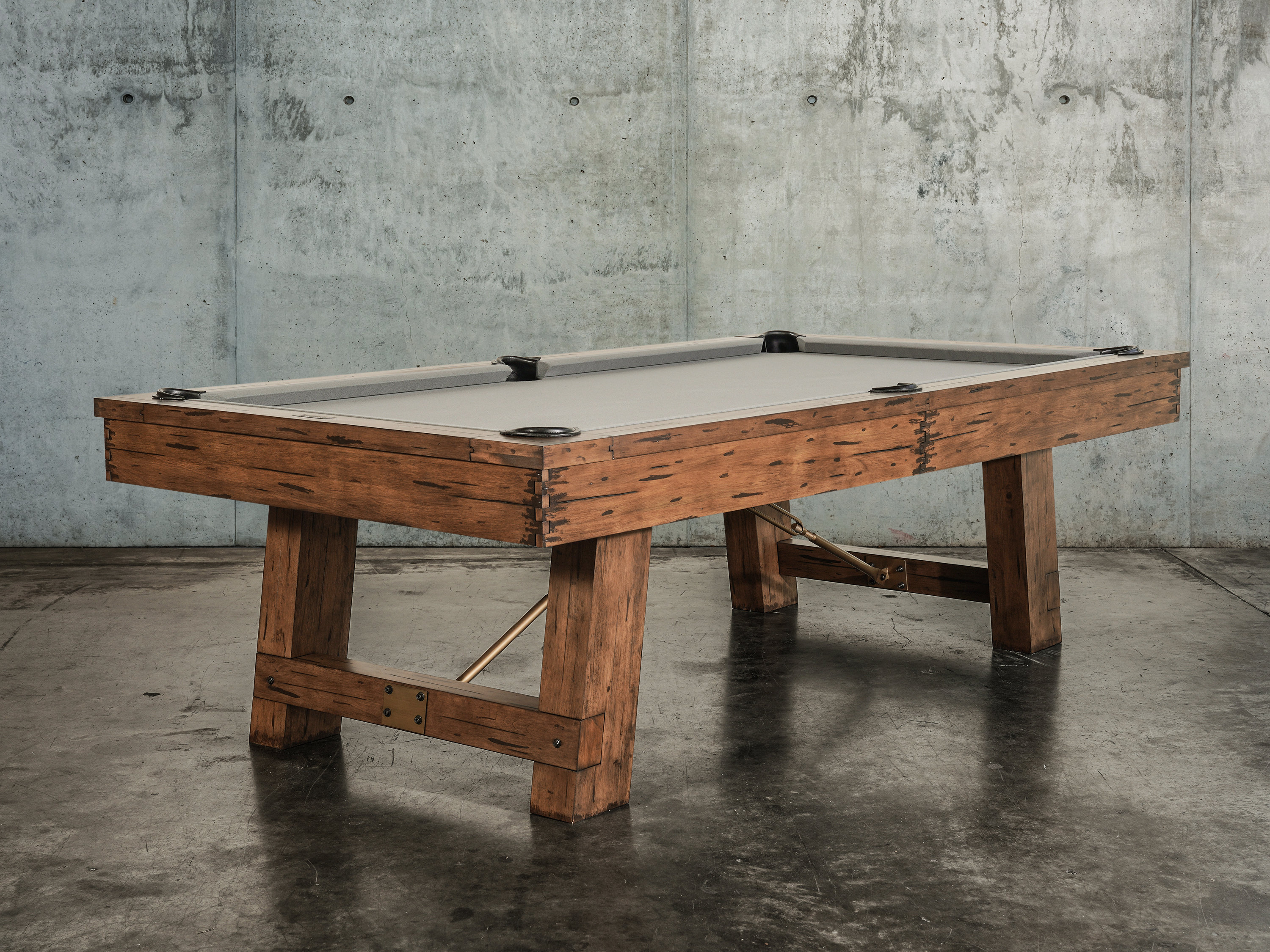 Plank & Hide Isaac Slate Pool Table with Dining Top | Professional ...