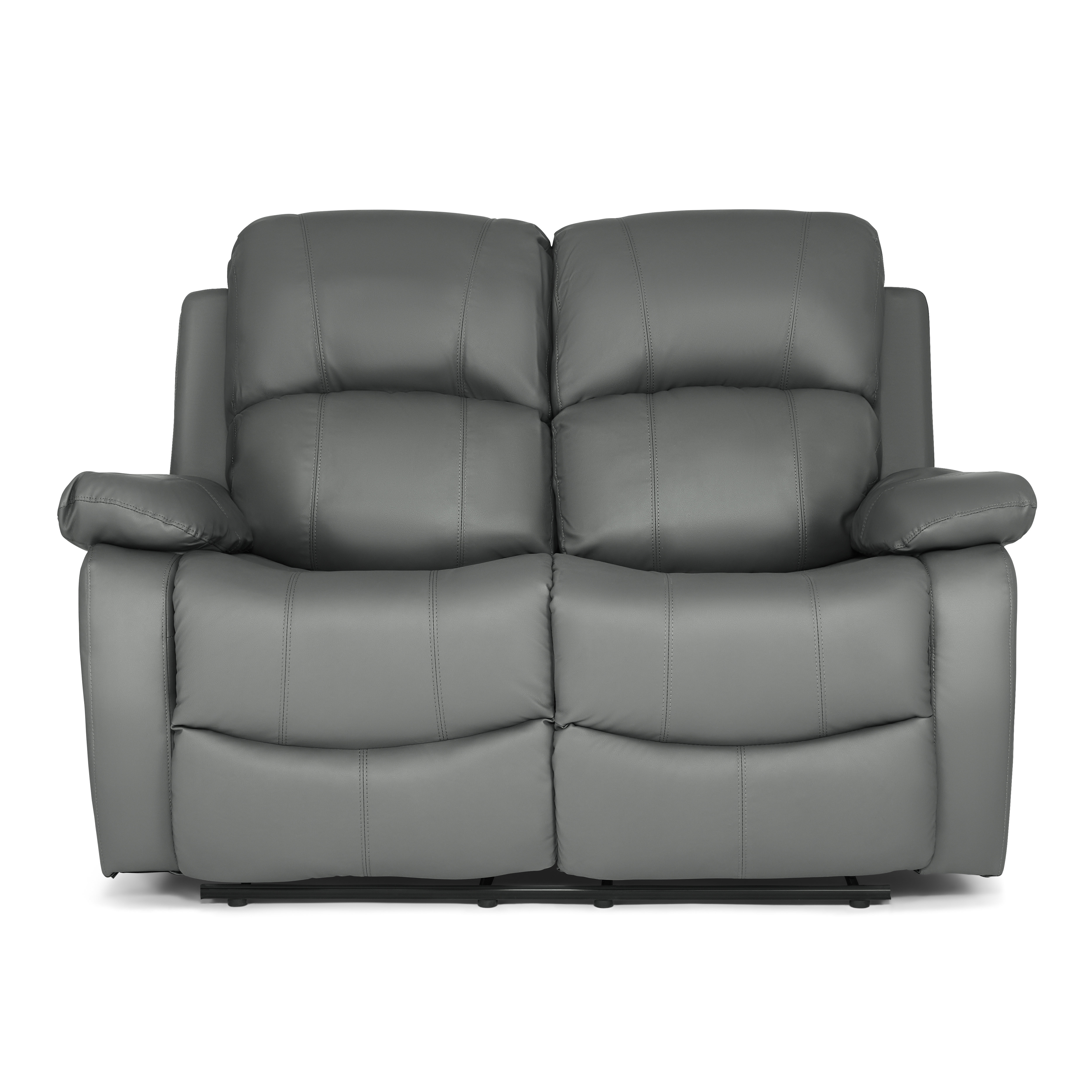 Wade Logan Pocono 148Cm Faux Leather Pillow Top Arm Reclining Loveseat ...