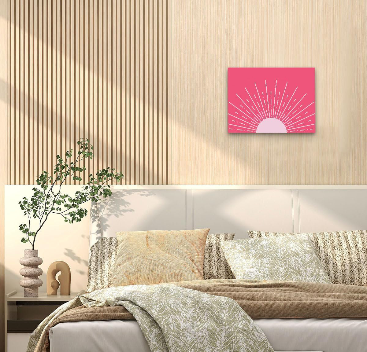 Ebern Designs Minimalist Boho Sun Sunset Sunrise Sunshine Sun Rays ...