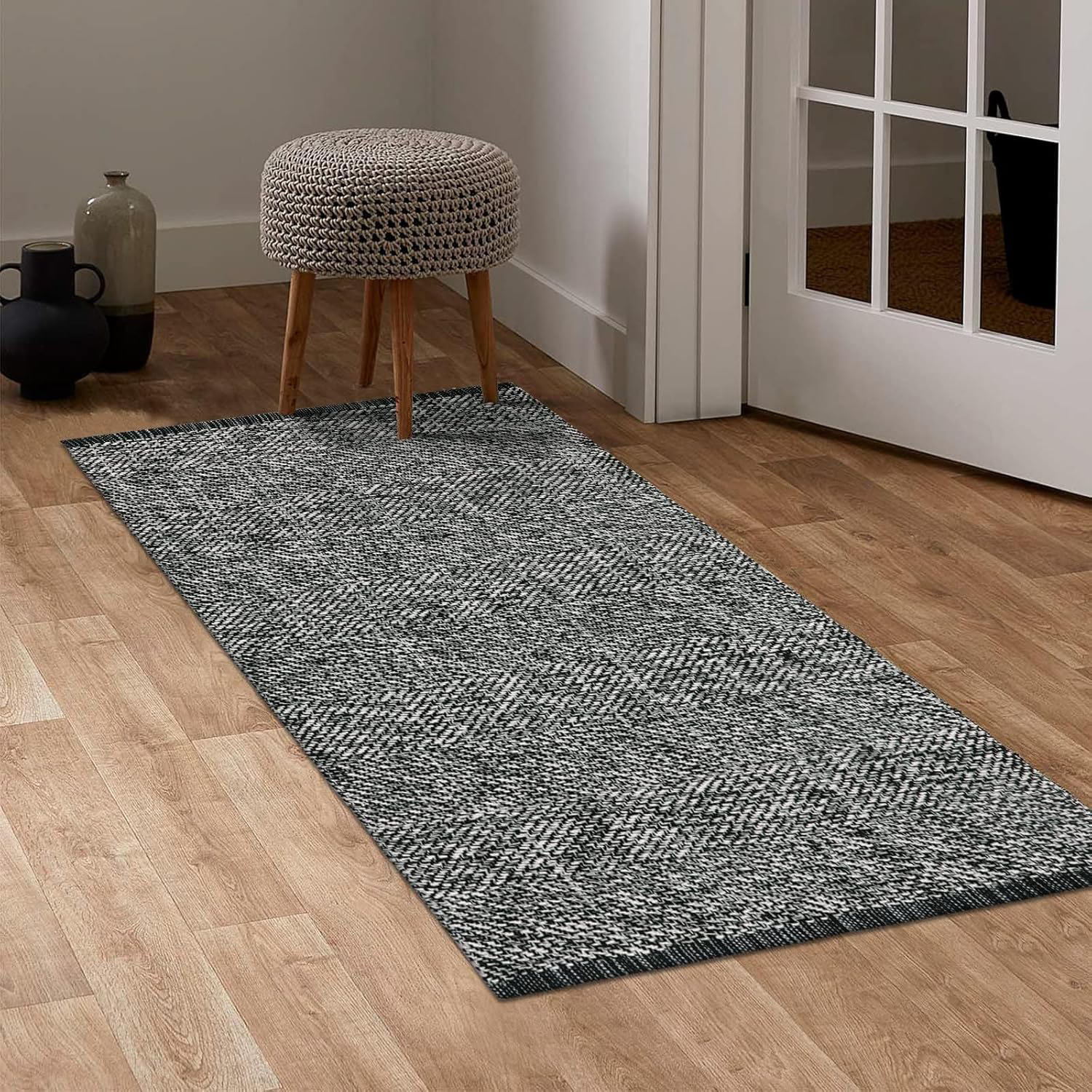 Latitude Run® Rugs Reversible Runner Rug, Farmhouse Entryway Rug Modern ...