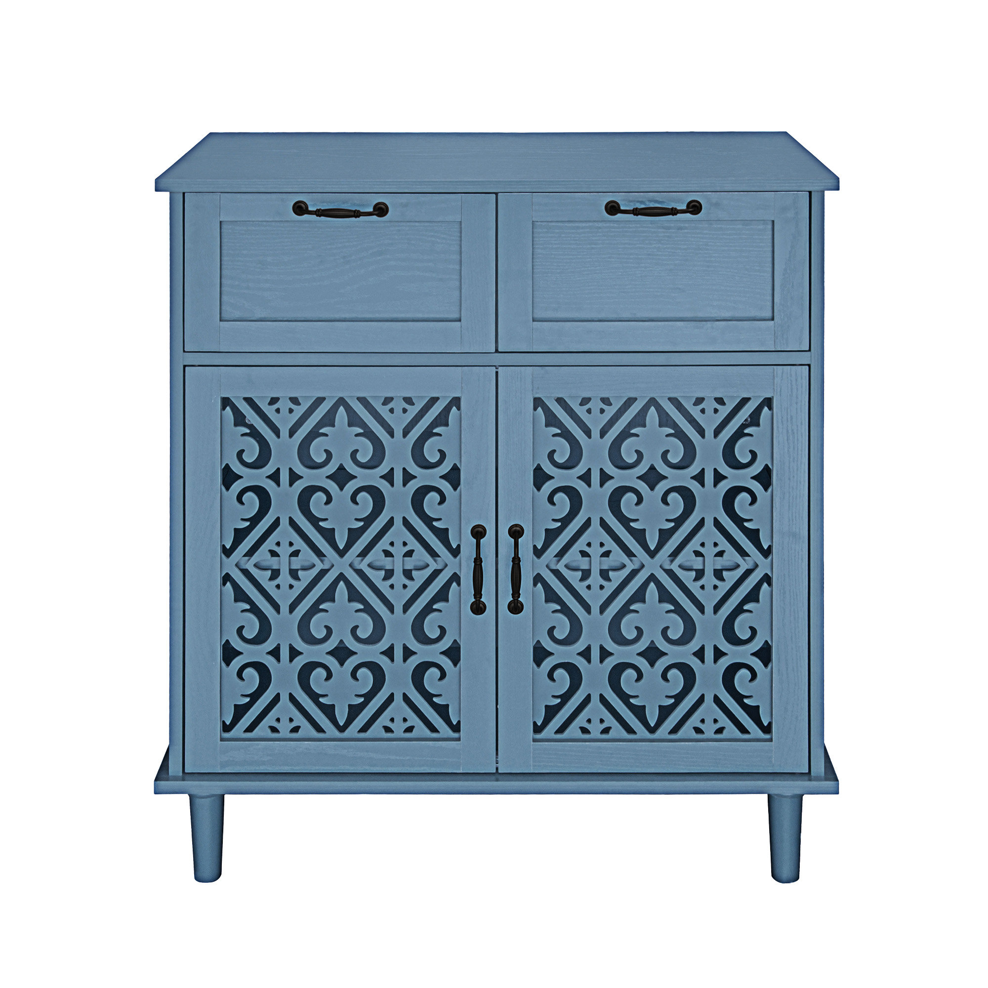 Alcott Hill® 2 Door 2 Drawer Cabinet | Wayfair