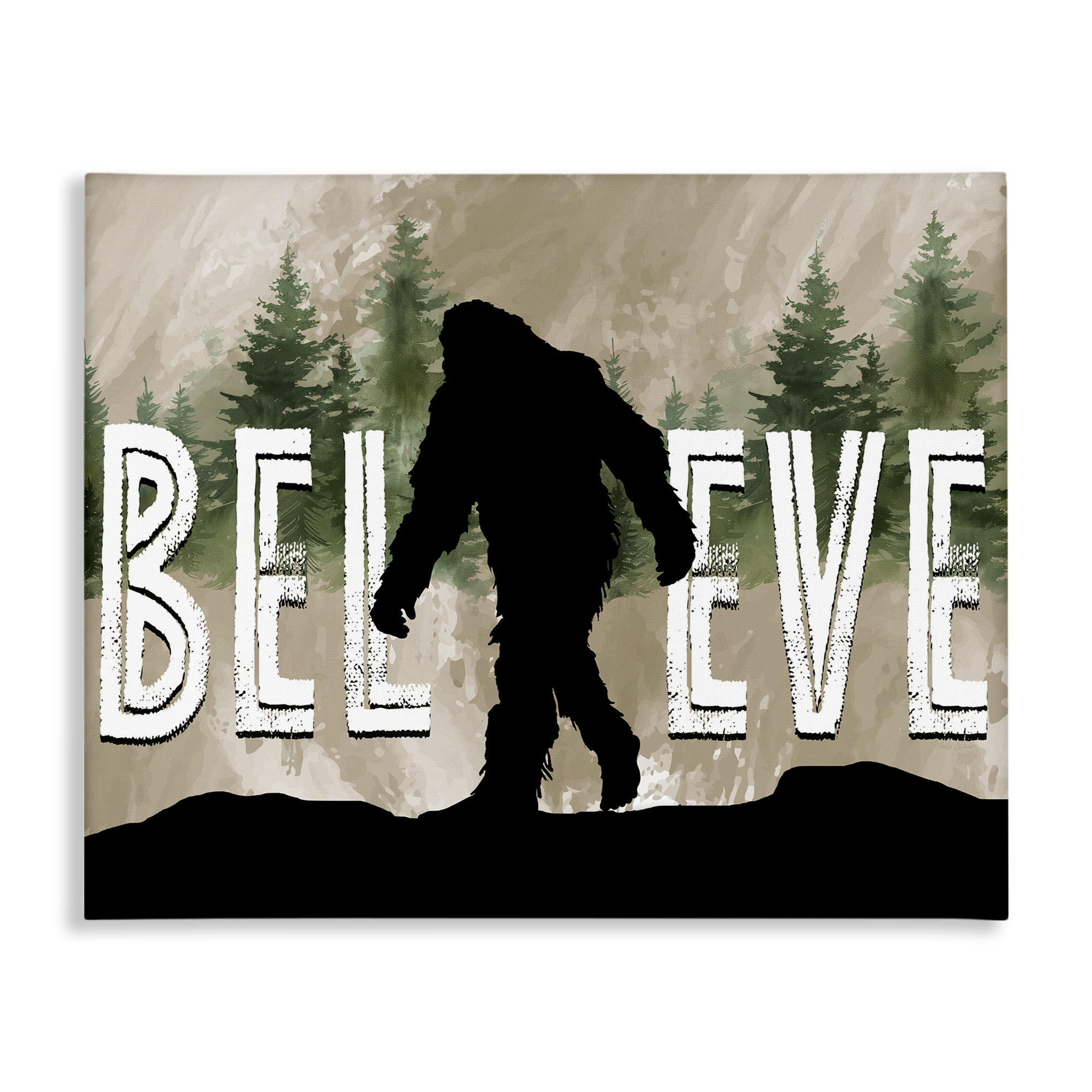 Ophelia & Co. Believe Rustic Mythical Creature Canvas, design by Nicole ...
