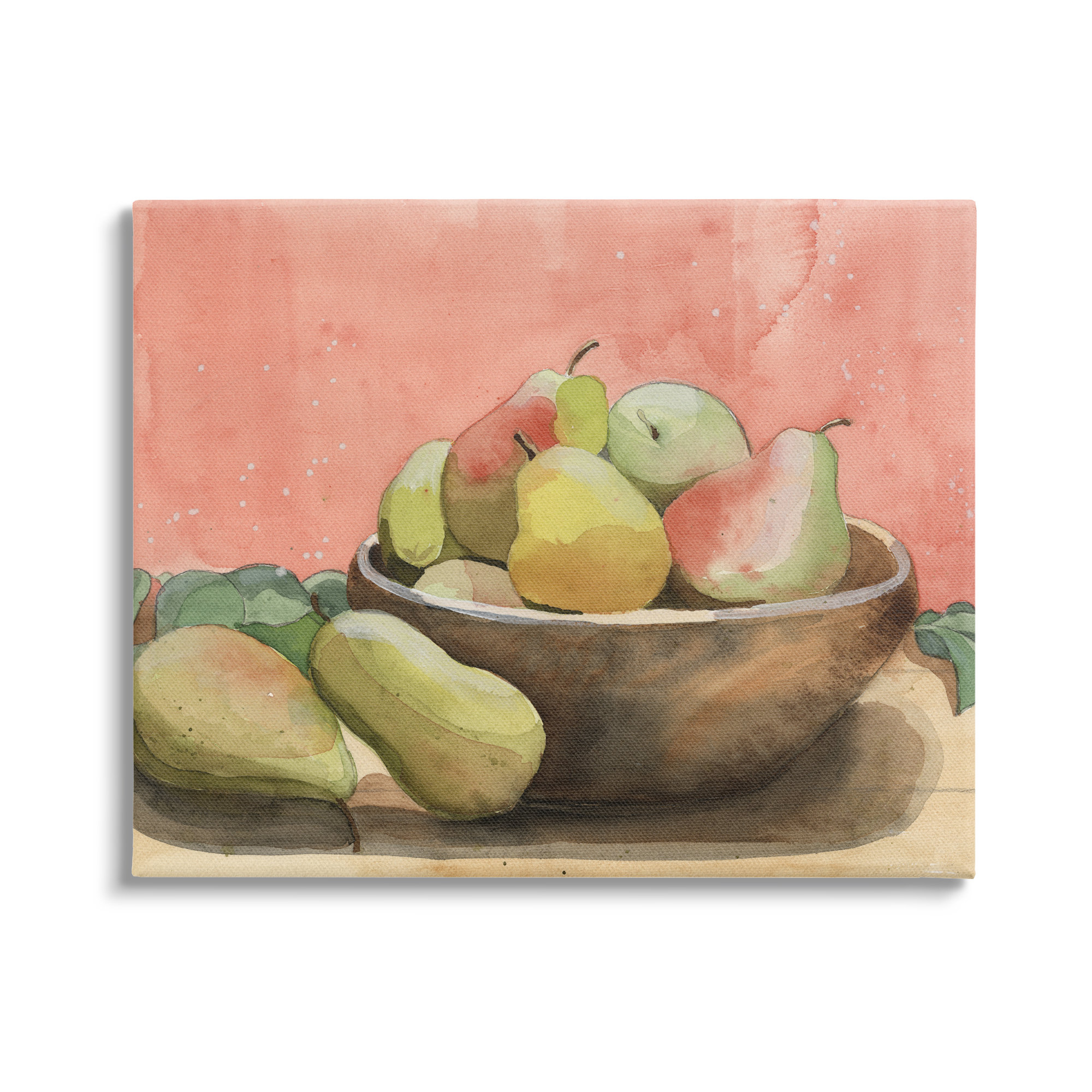 Winston Porter Watercolor Pears Still Life Canvas Wall Art by Alicia ...