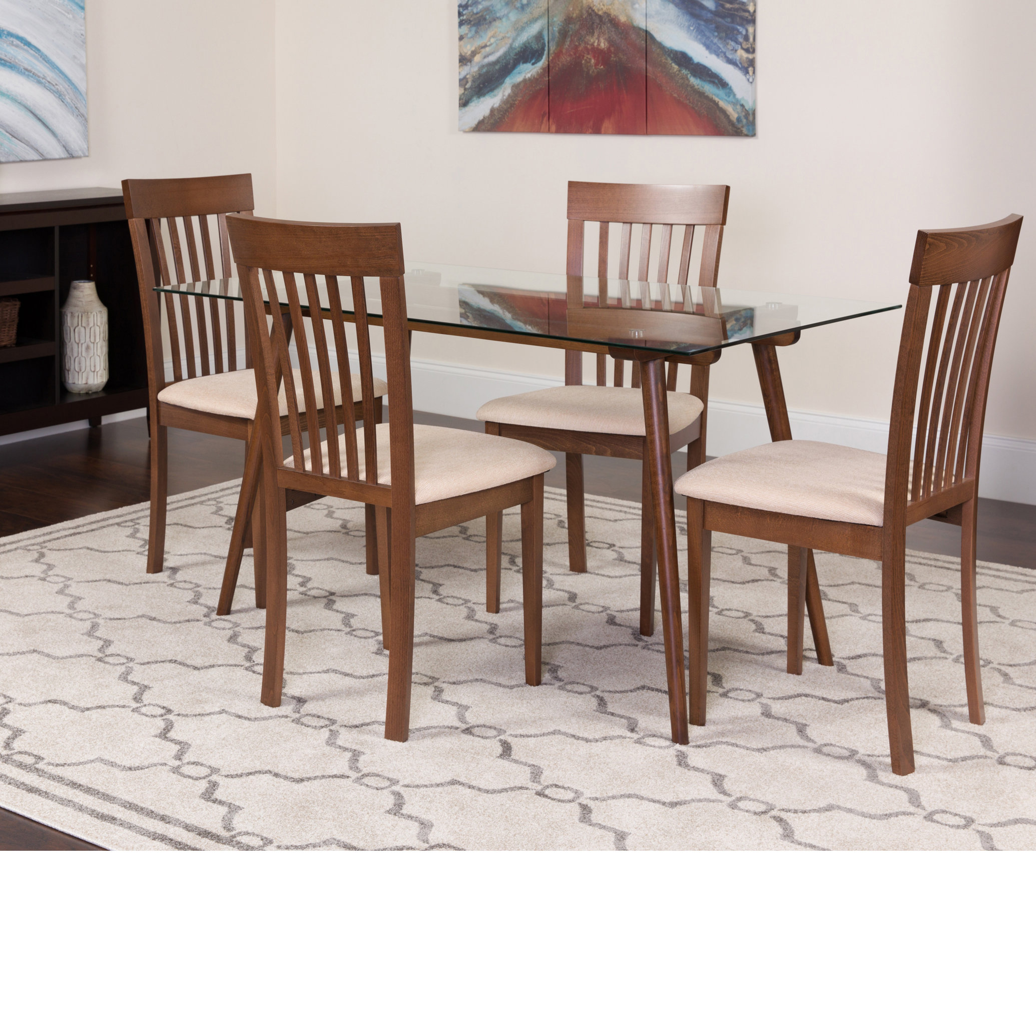 Winston Porter Hunsicker 5 Piece Dining Set | Wayfair