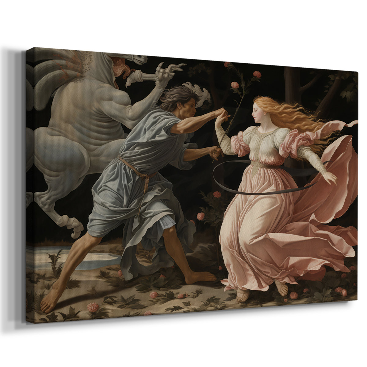 Fleur De Lis Living Angels From Above-LXXV -Gallery Wrapped Cavas | Wayfair