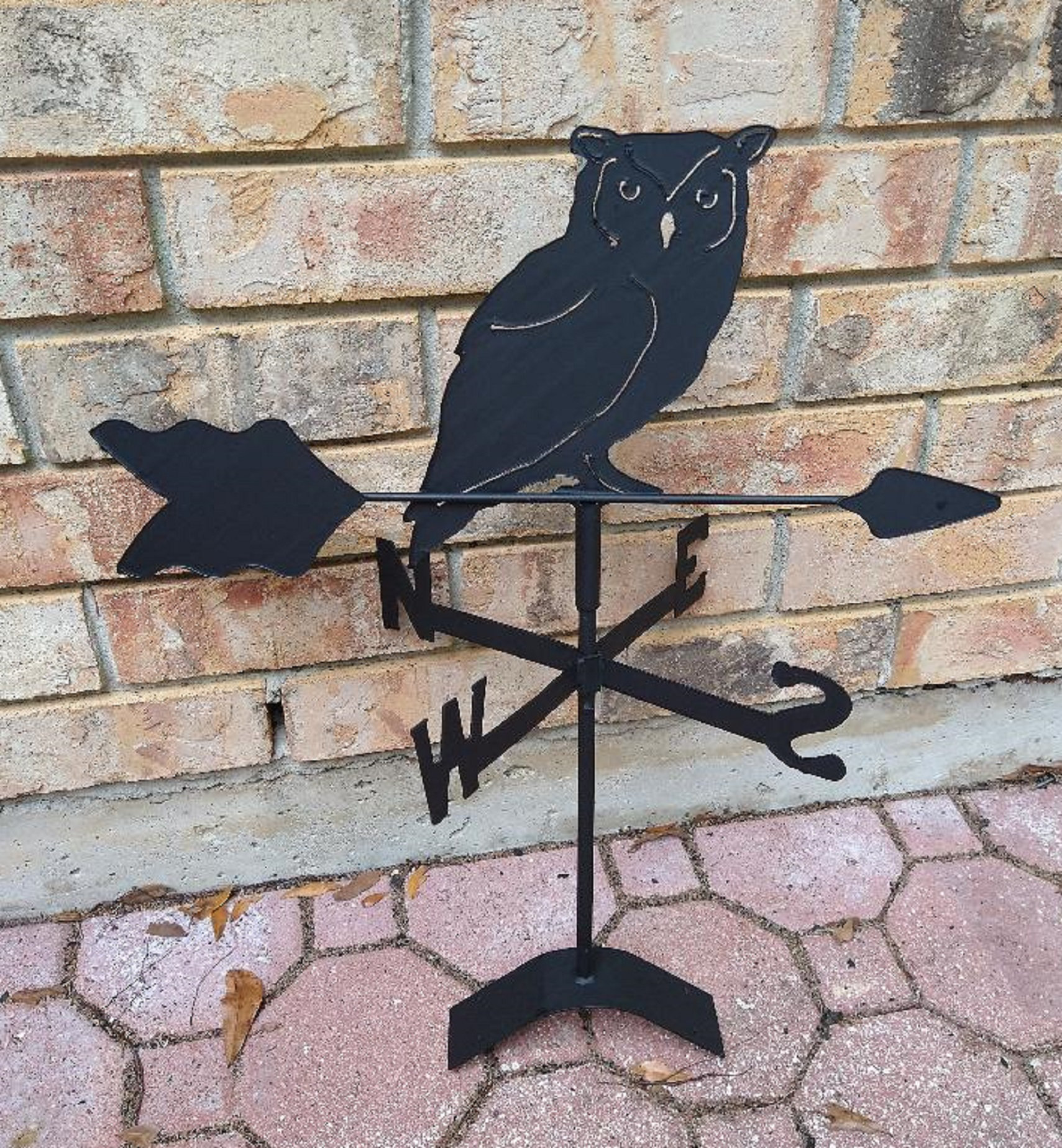 Millwood Pines Rische Roof Mount Owl Weathervane & Reviews | Wayfair