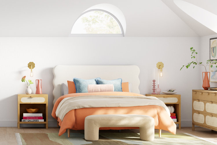 How to Style a Bed in Front of a Window | Wayfair