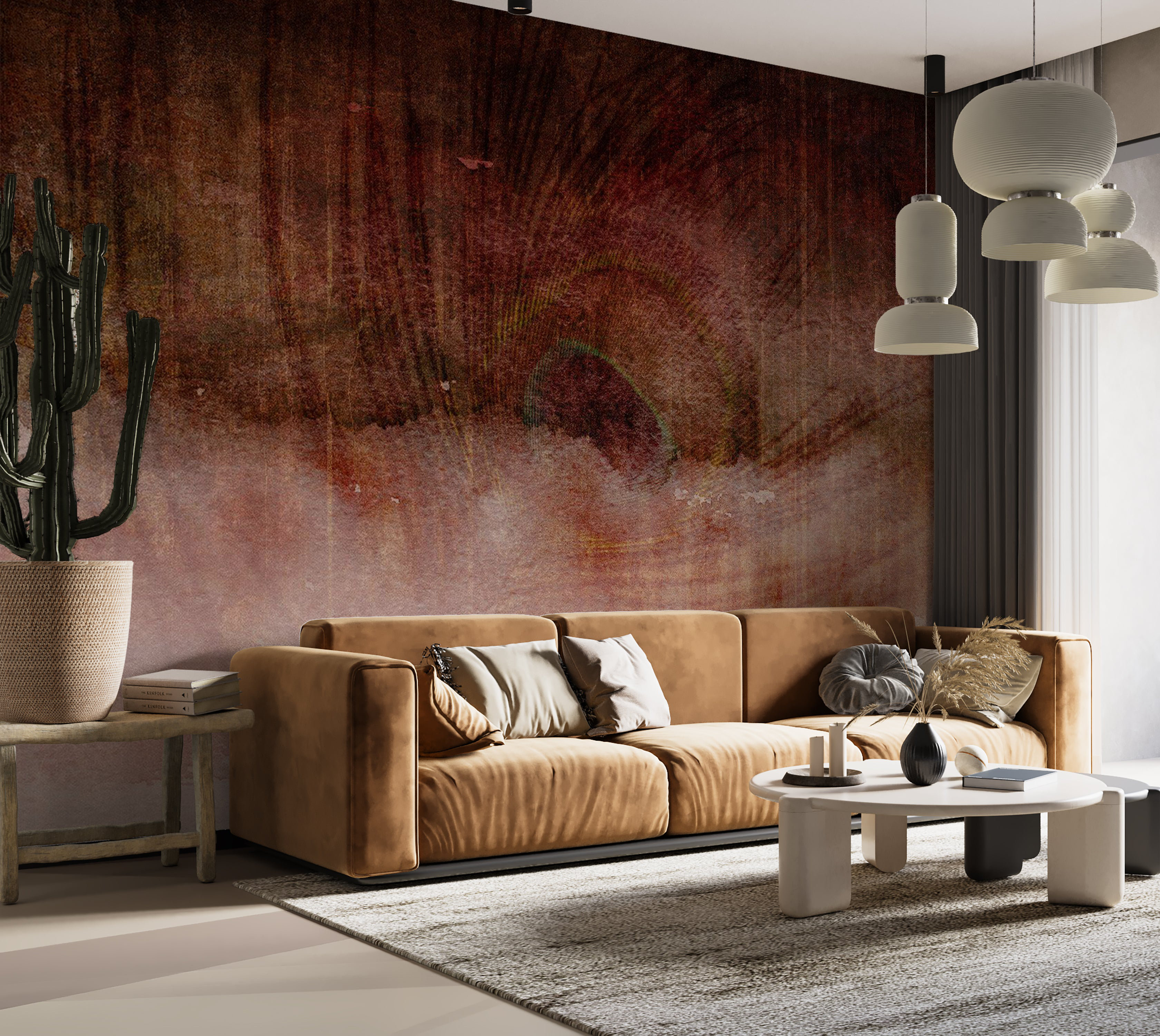 Brayden Studio® Surface Background Wallpaper Wall Mural - Brown ...