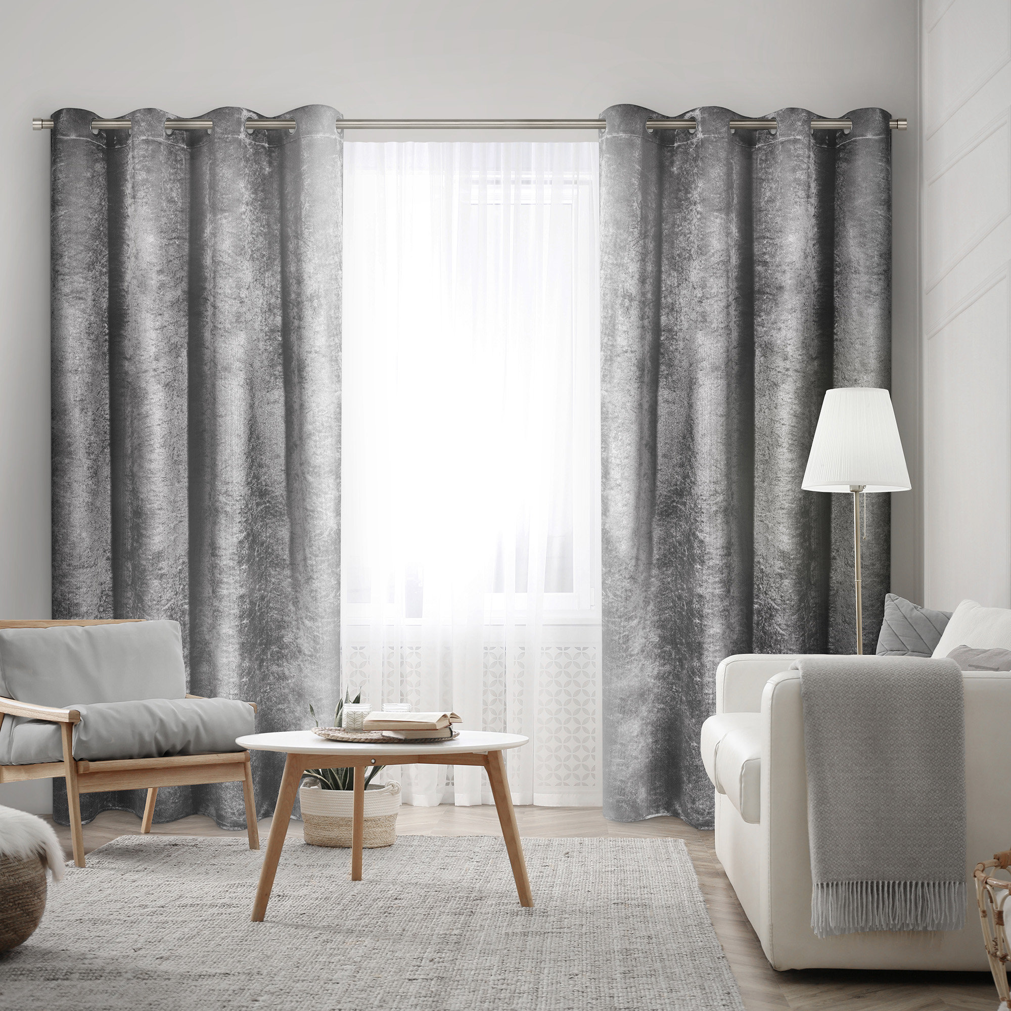 Safdie & Co. Inc. Polyester Semi-Sheer Curtain Panel | Wayfair