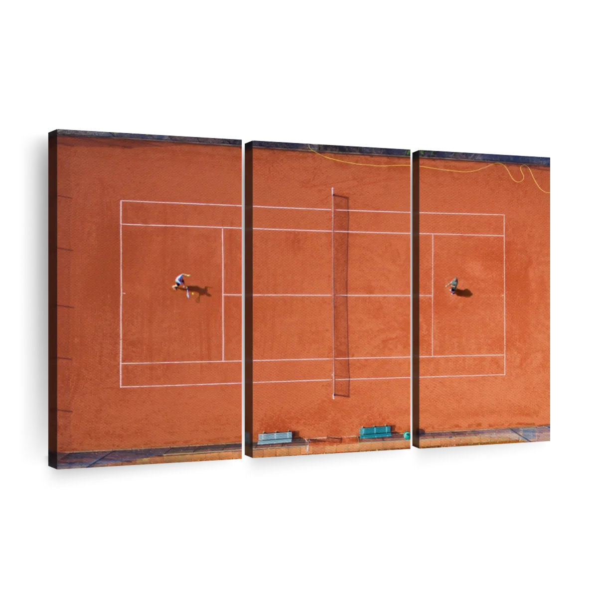 Ebern Designs Wuppertal Tennis Court Wall Art Multi Piece Canvas Print ...