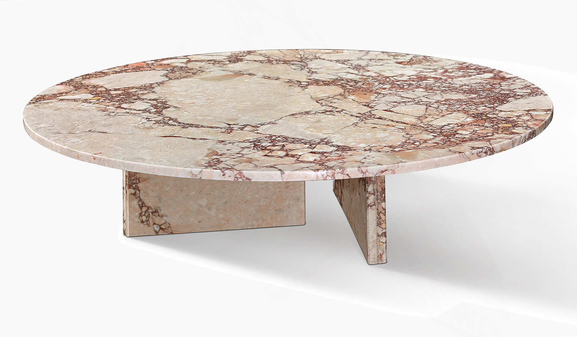 Everly Quinn Luxury Pink Coffee Table, Elegant Living Room Centerpiece ...
