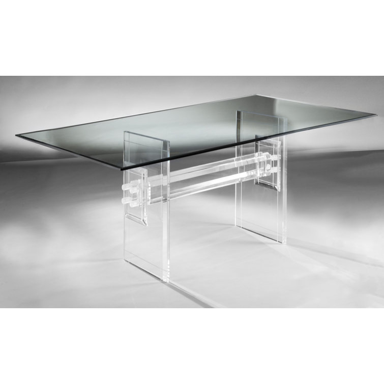 Muniz Glass Dining Table | Wayfair