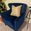 Fairmont Park Ghita Quilted Accent Velvet Wingback Chair & Reviews ...