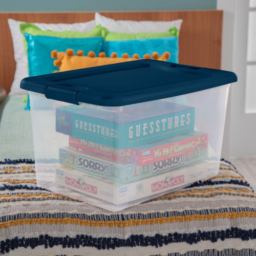 Blue Storage Containers You'll Love | Wayfair