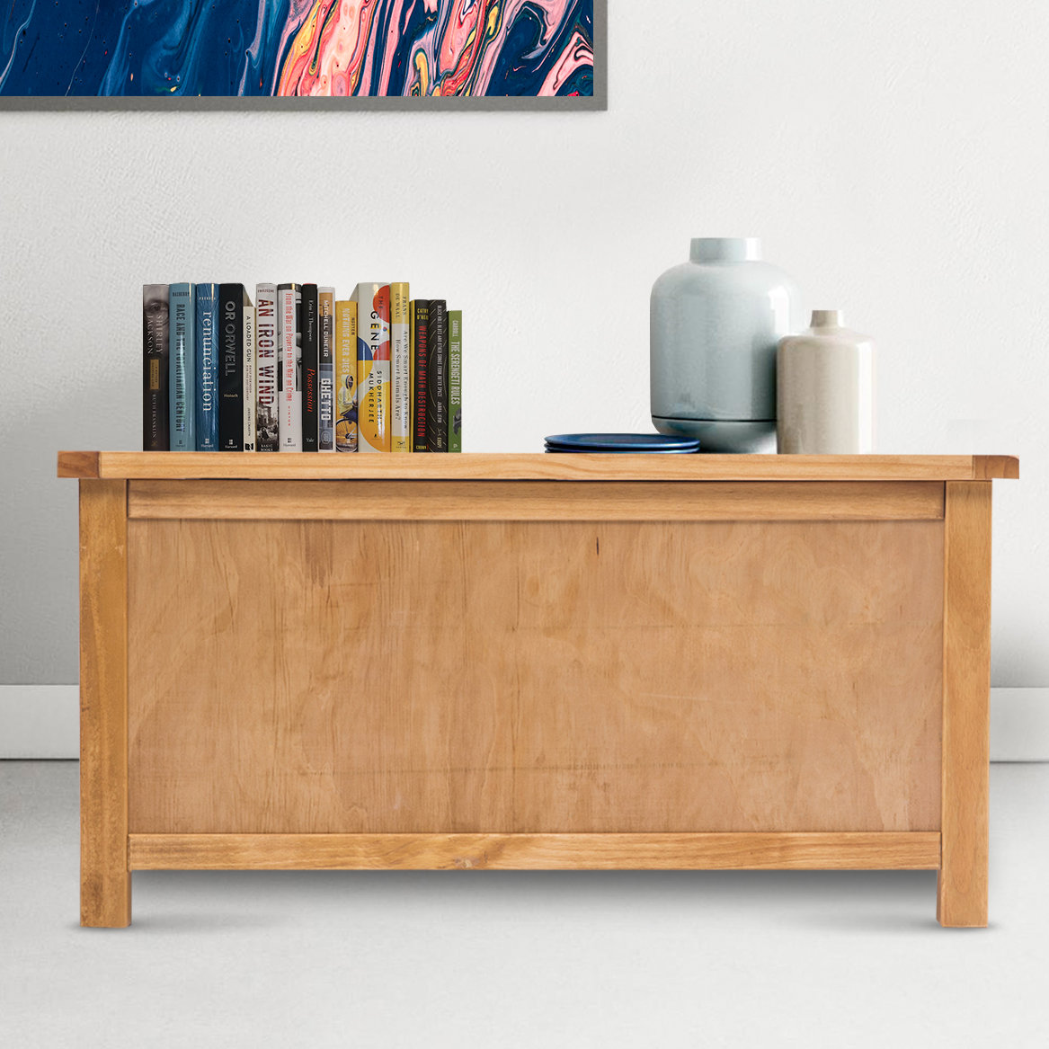 Red Barrel Studio® Wood Flip Top Storage Bench & Reviews | Wayfair