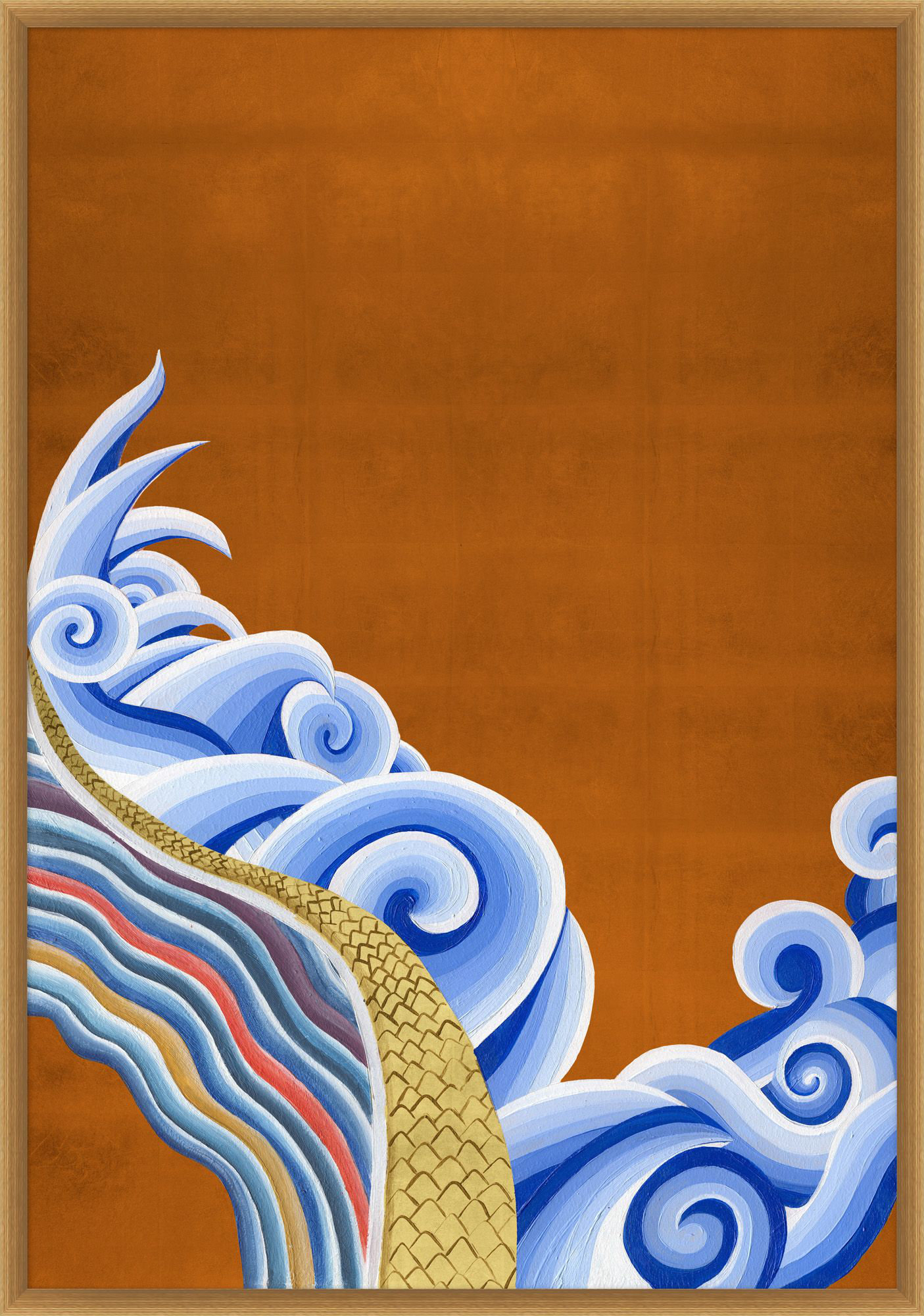 Wendover Art Group Imperial Dragon 1 - Single Picture Frame Print on ...