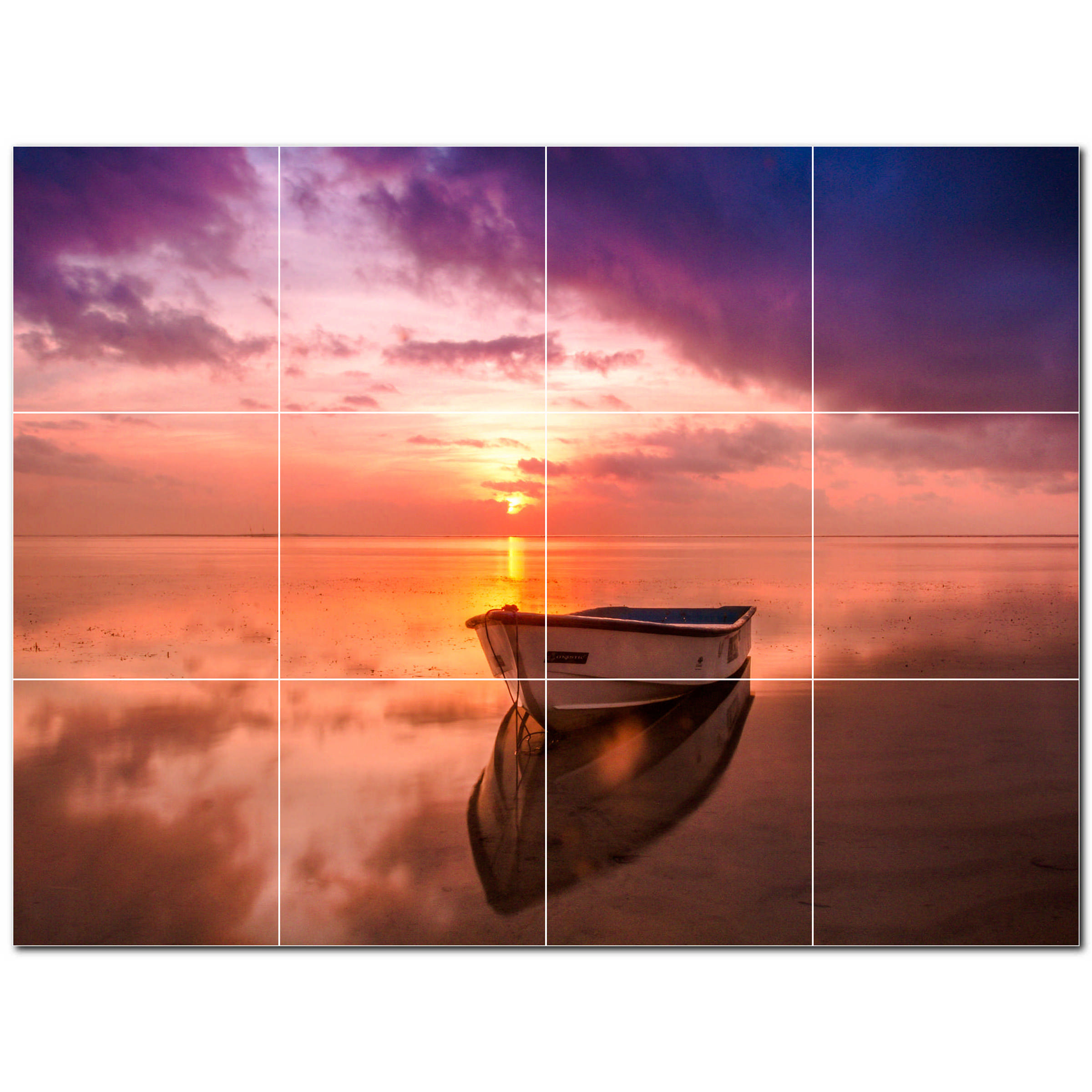 Picture-Tiles.com Sunset Photo 12 x 12 | Wayfair
