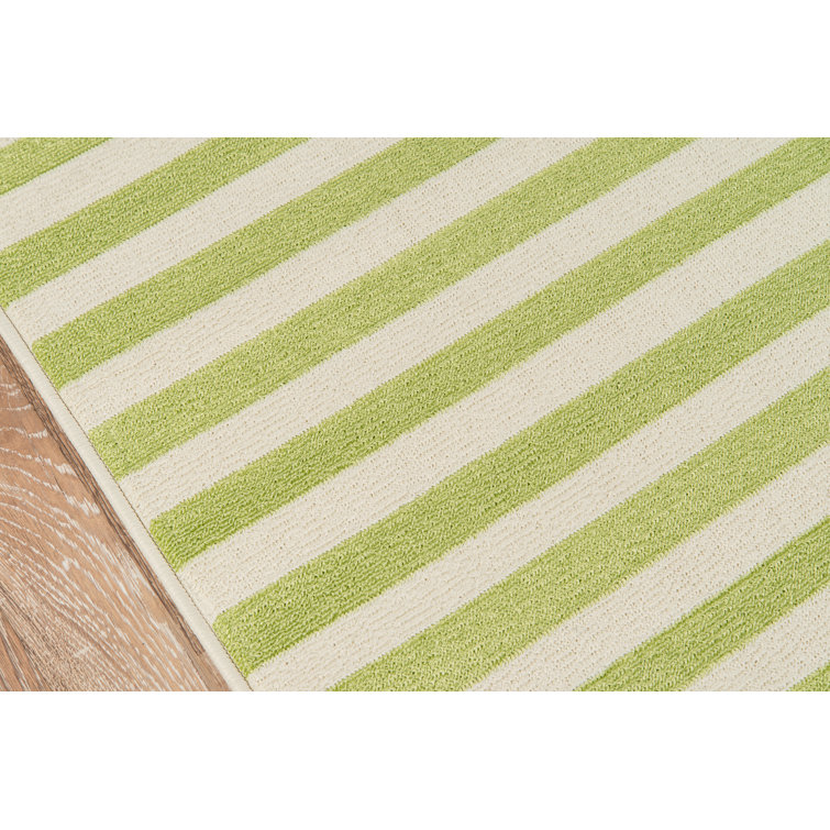Breakwater Bay Yepez Striped Indoor / Outdoor Rug & Reviews | Wayfair