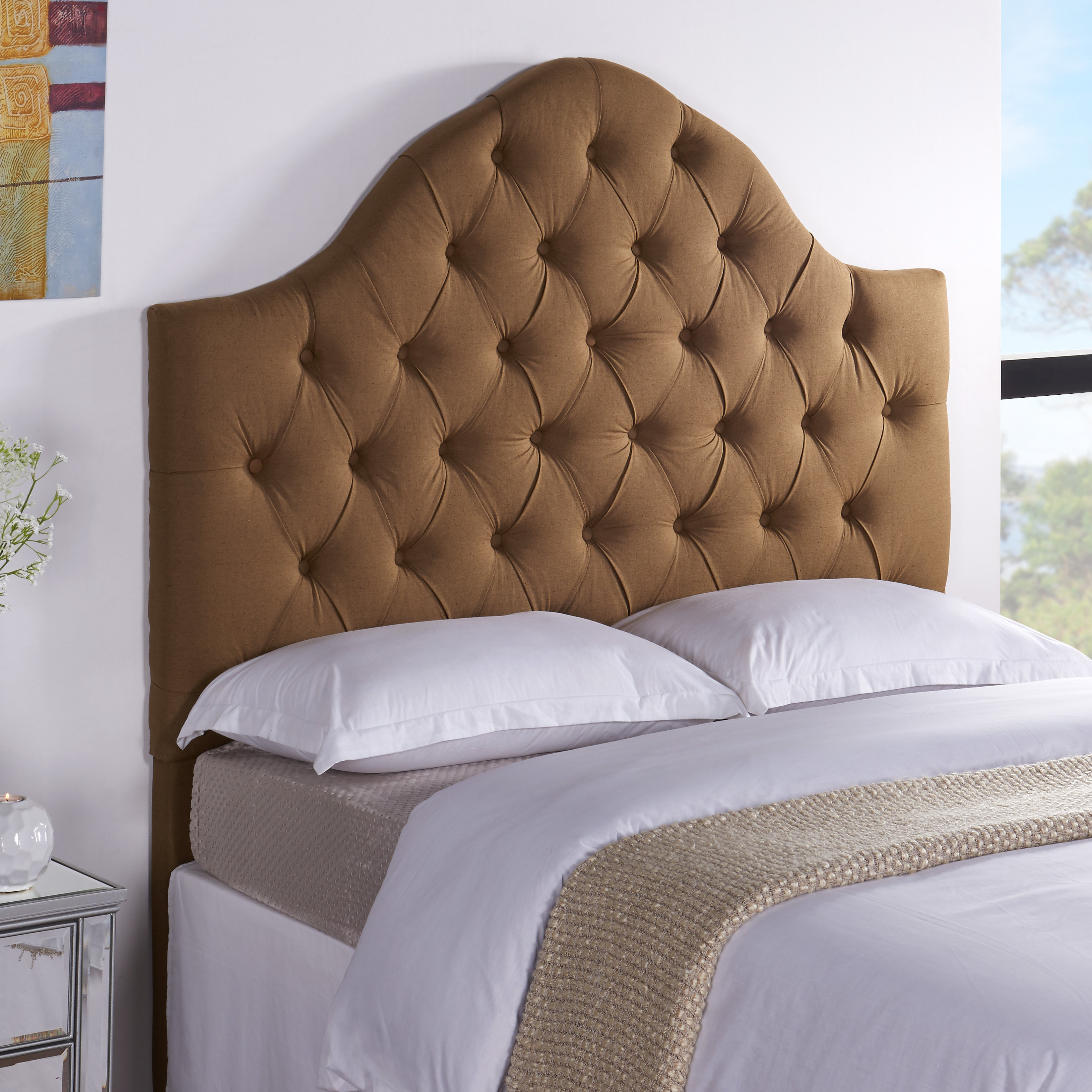 Willa Arlo™ Interiors Floyd Upholstered Panel Headboard & Reviews | Wayfair