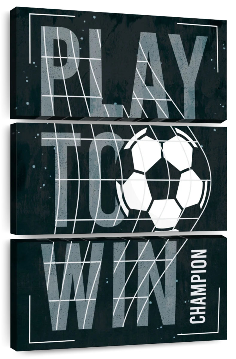 Elephant Stock Play To Win Soccer Wall Sign | Wayfair