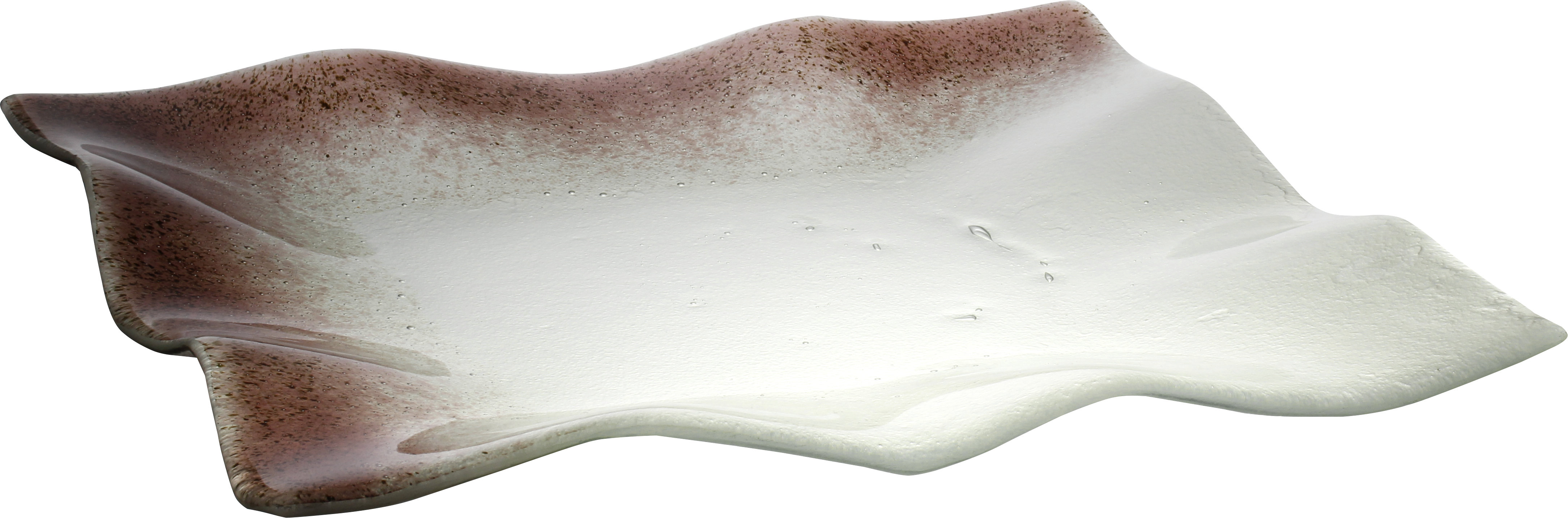 Kalydo Tempered Glass Abstract Contemporary Decorative Plate | Wayfair