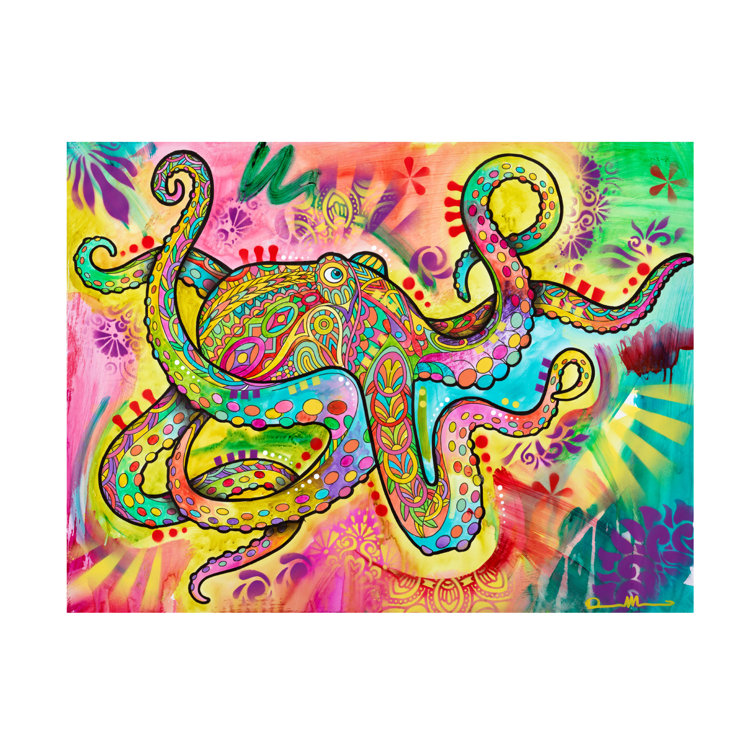 Highland Dunes " Spiritual Octopus " on Canvas - Wayfair Canada