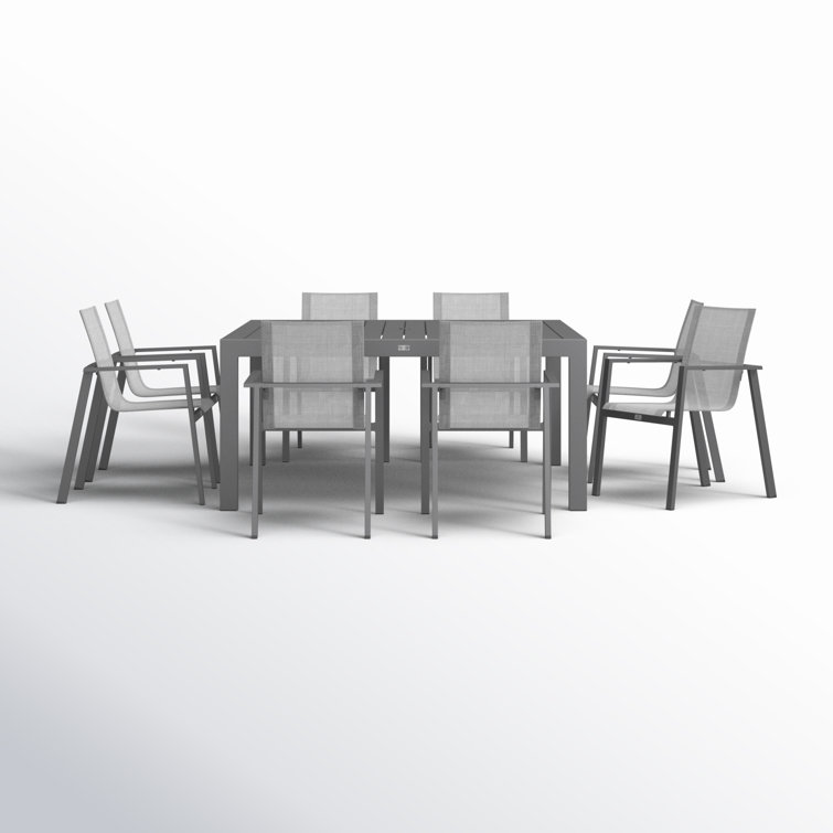 Benston Square 8 - Person Outdoor Dining Set & Reviews | AllModern