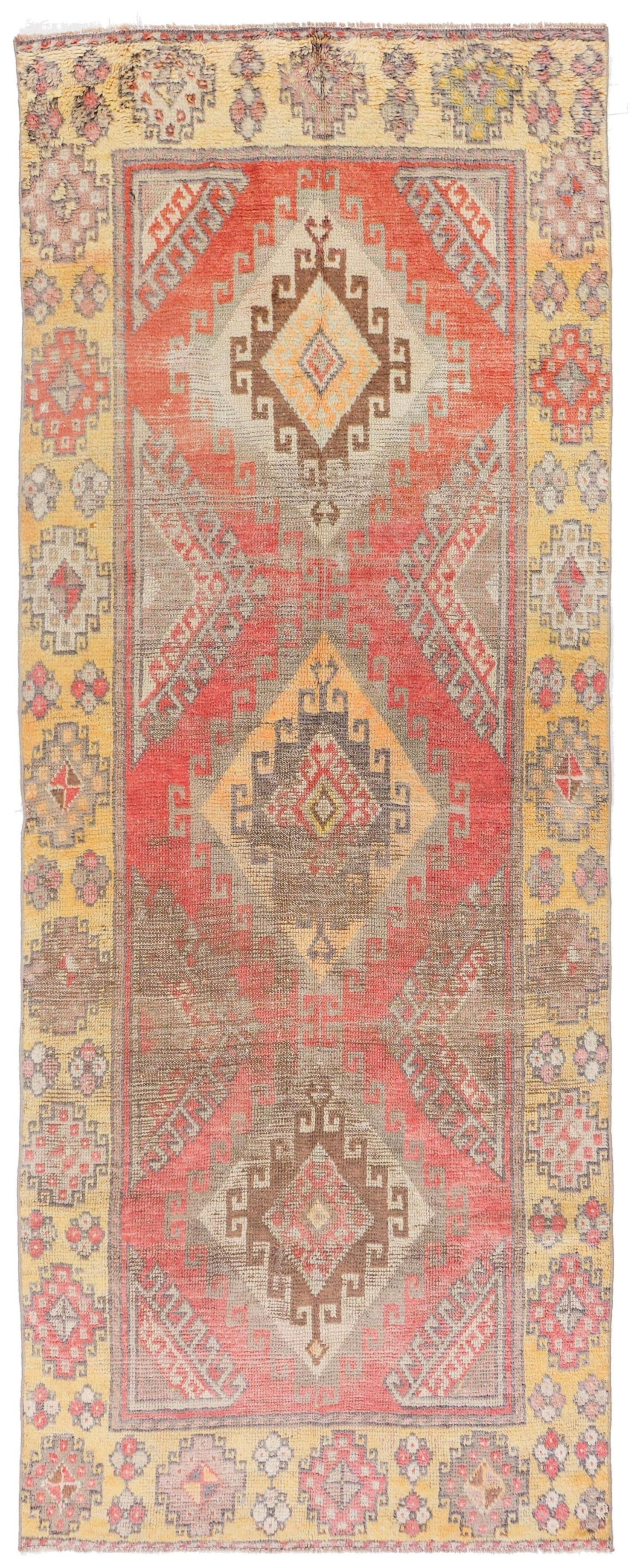 Landry & Arcari Rugs and Carpeting Vintage Worn One-of-a-Kind Runner 3 ...