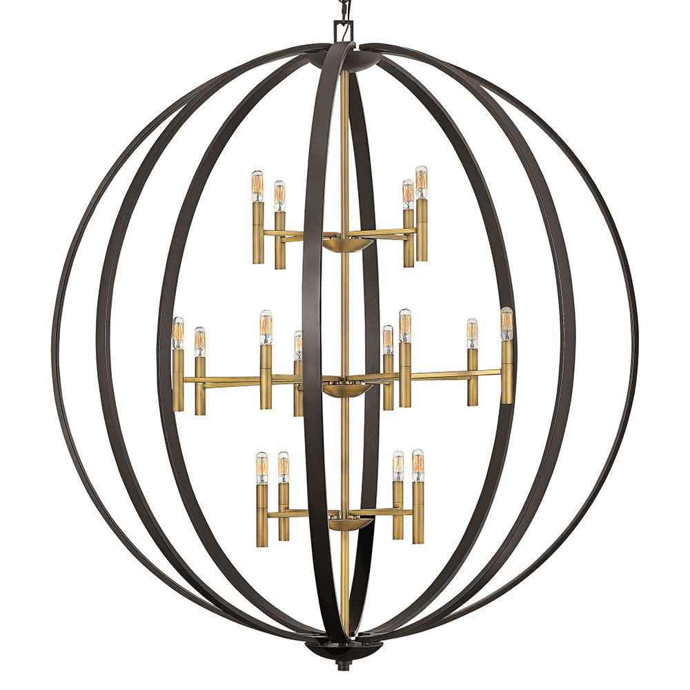 Hinkley Euclid 16 - Light Unique Globe Chandelier - Wayfair Canada